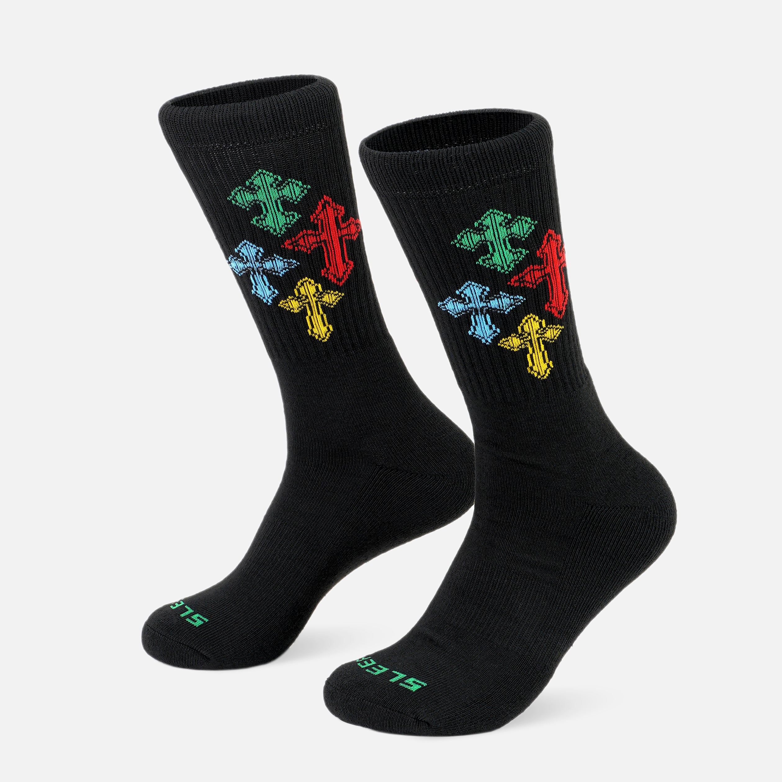 Crosses Chroma Crew Socks – SLEEFS