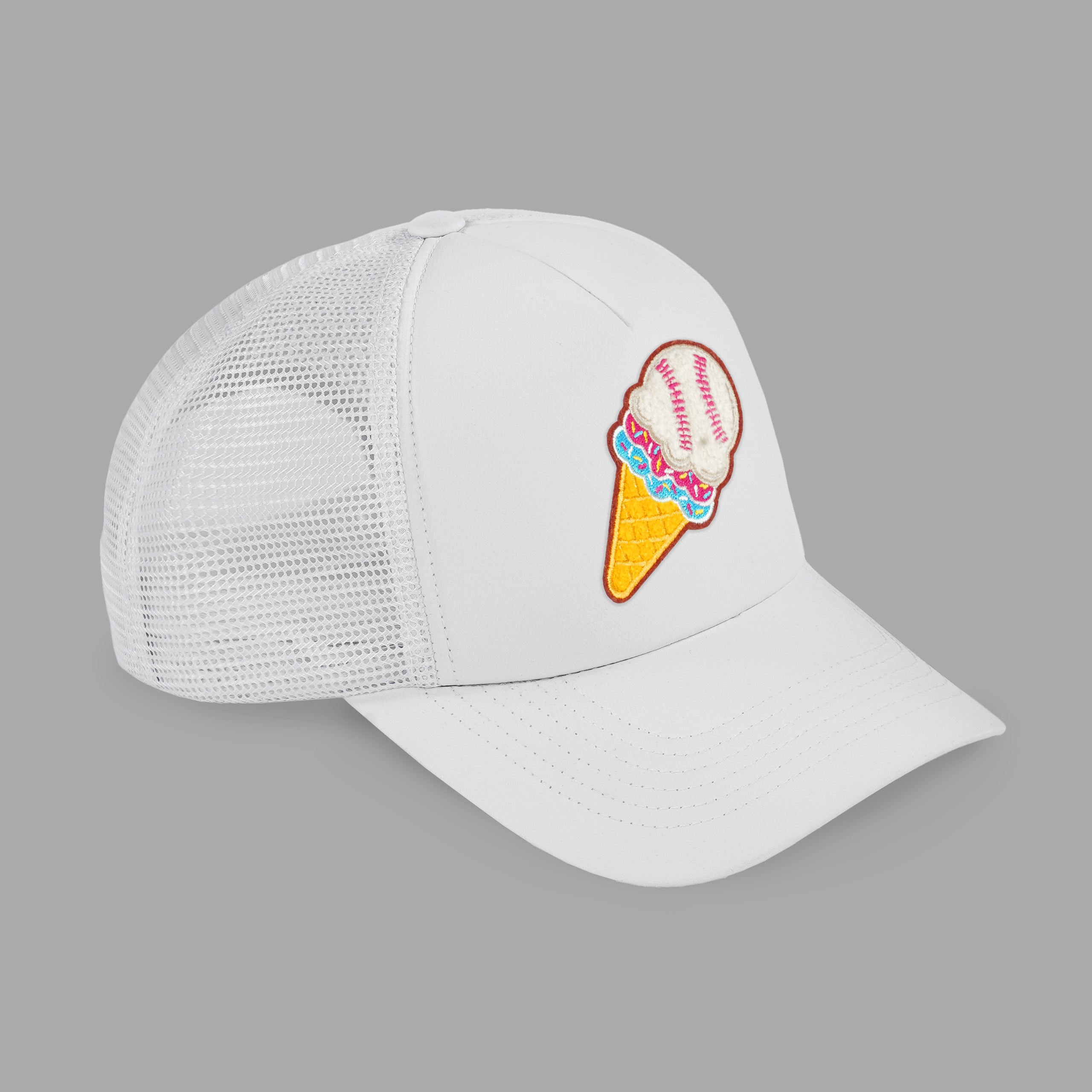Ice Cream Baseball Patch Trucker Hat – SLEEFS