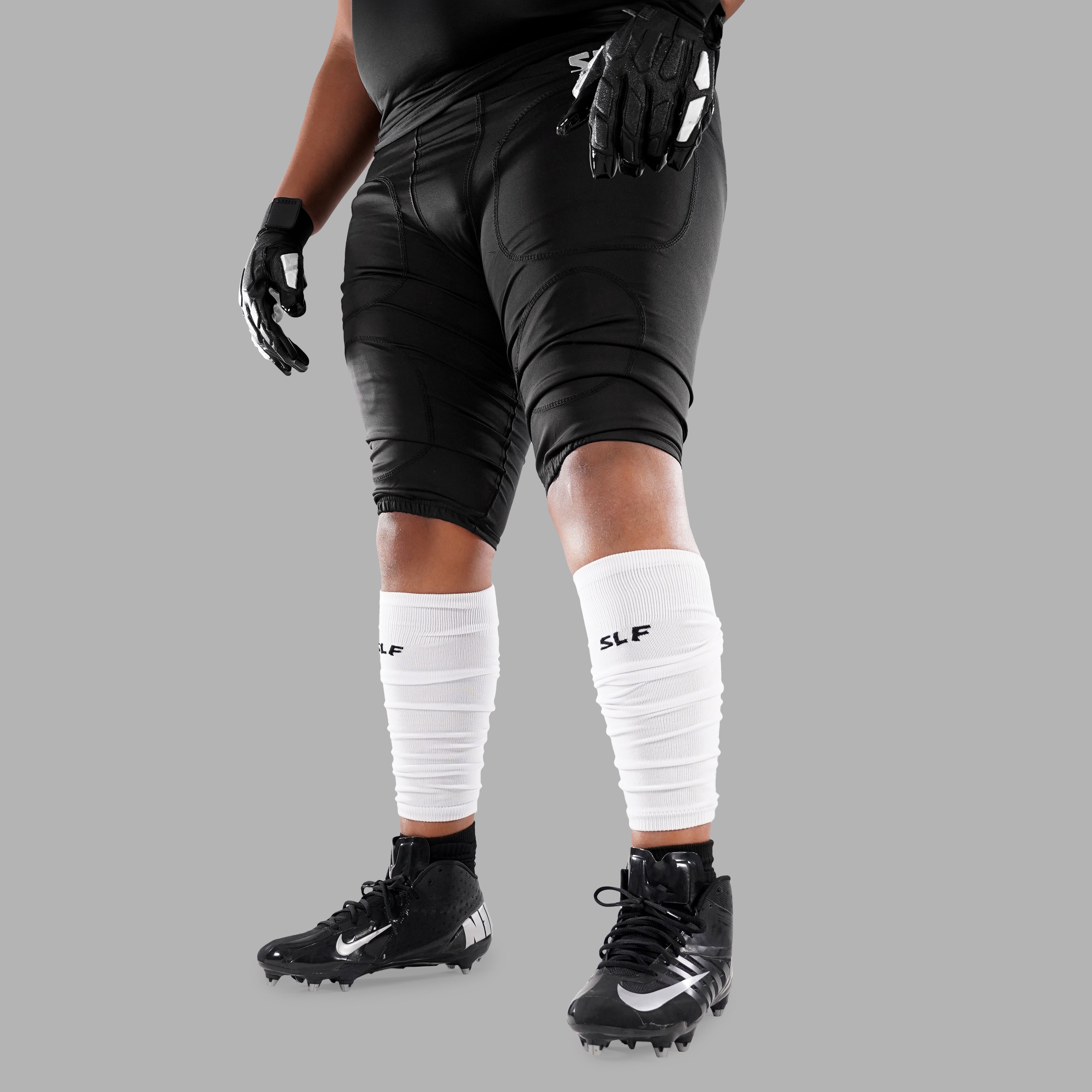 White Lineman Scrunchie Leg Sleeves – SLEEFS