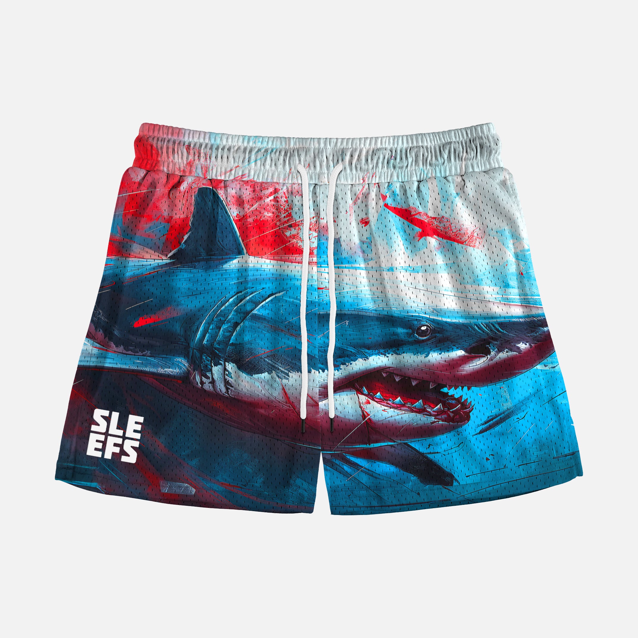 Shark Blue Rush Shorts - 5" – SLEEFS