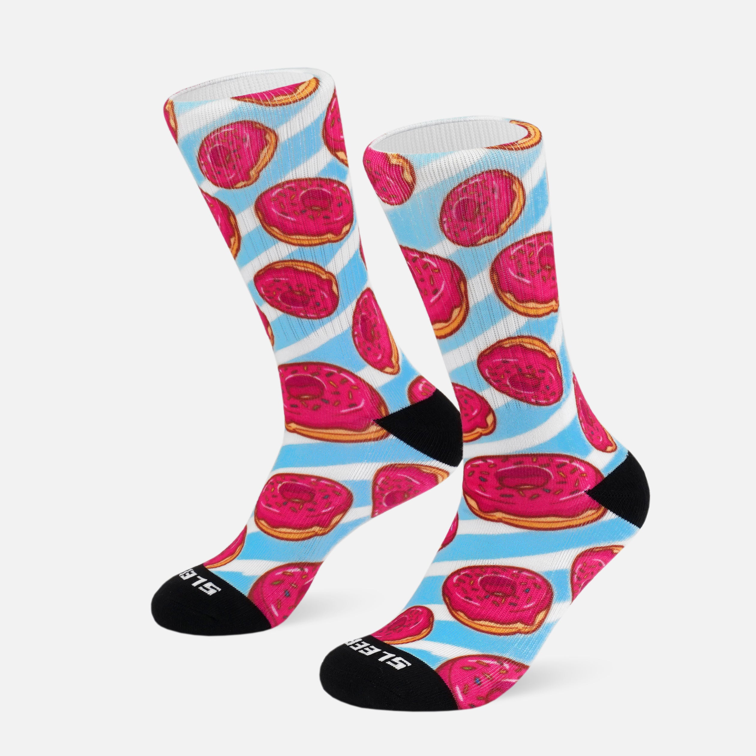 Sweet Stripe Donuts Crew Socks – SLEEFS