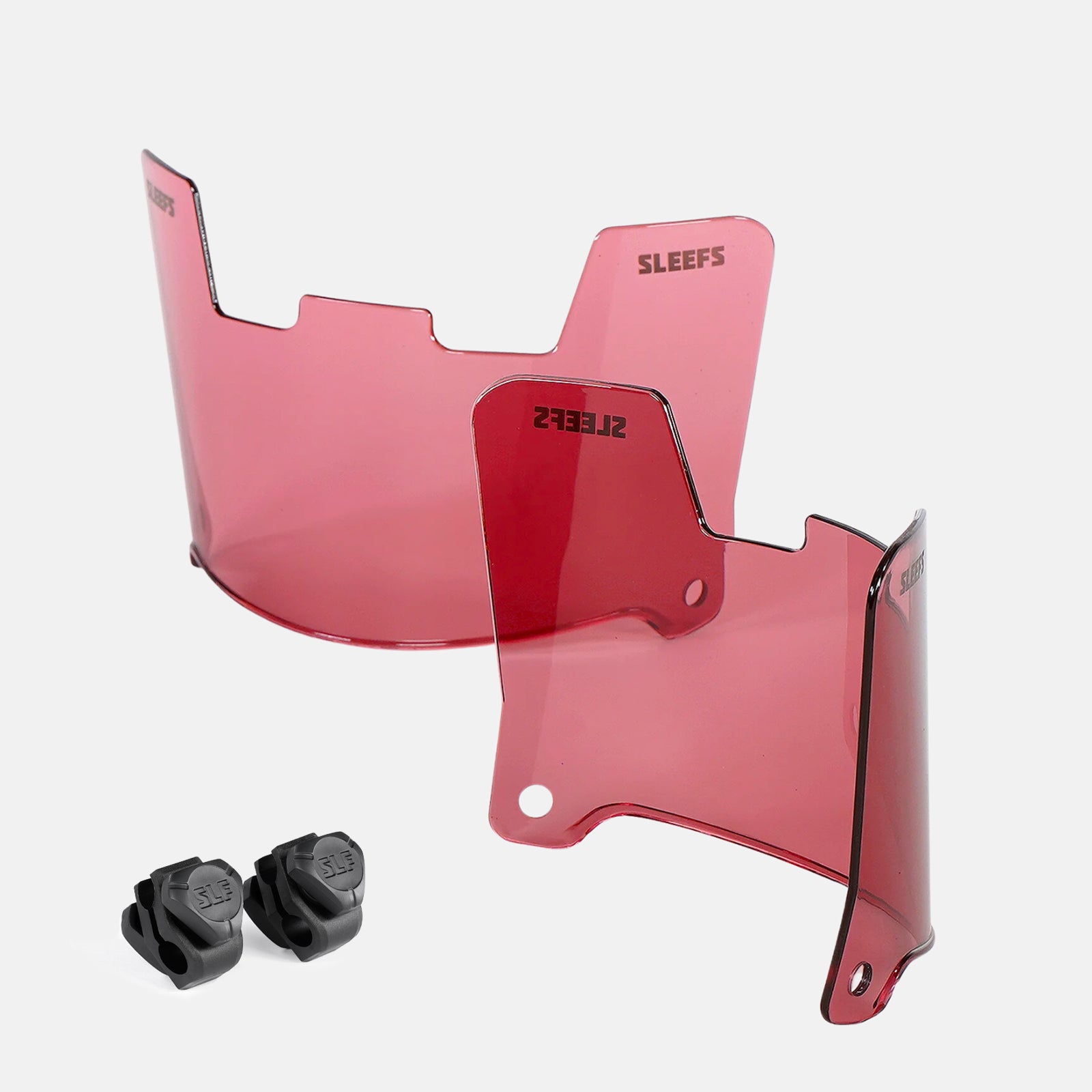 Carmine Red Clear Helmet Eye-Shield Visor – SLEEFS