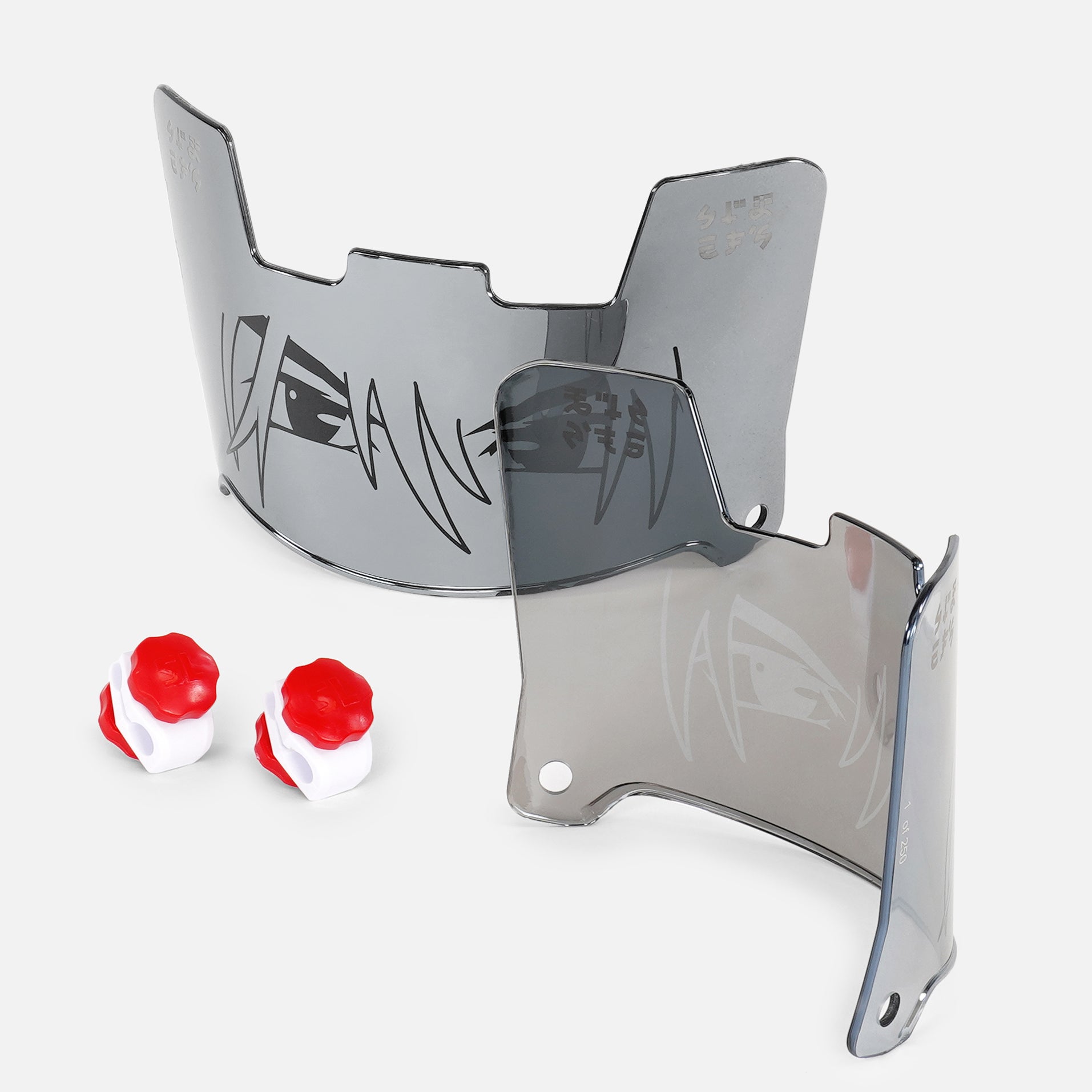 Manga Eyes Silver Helmet Eye-Shield Visor – SLEEFS