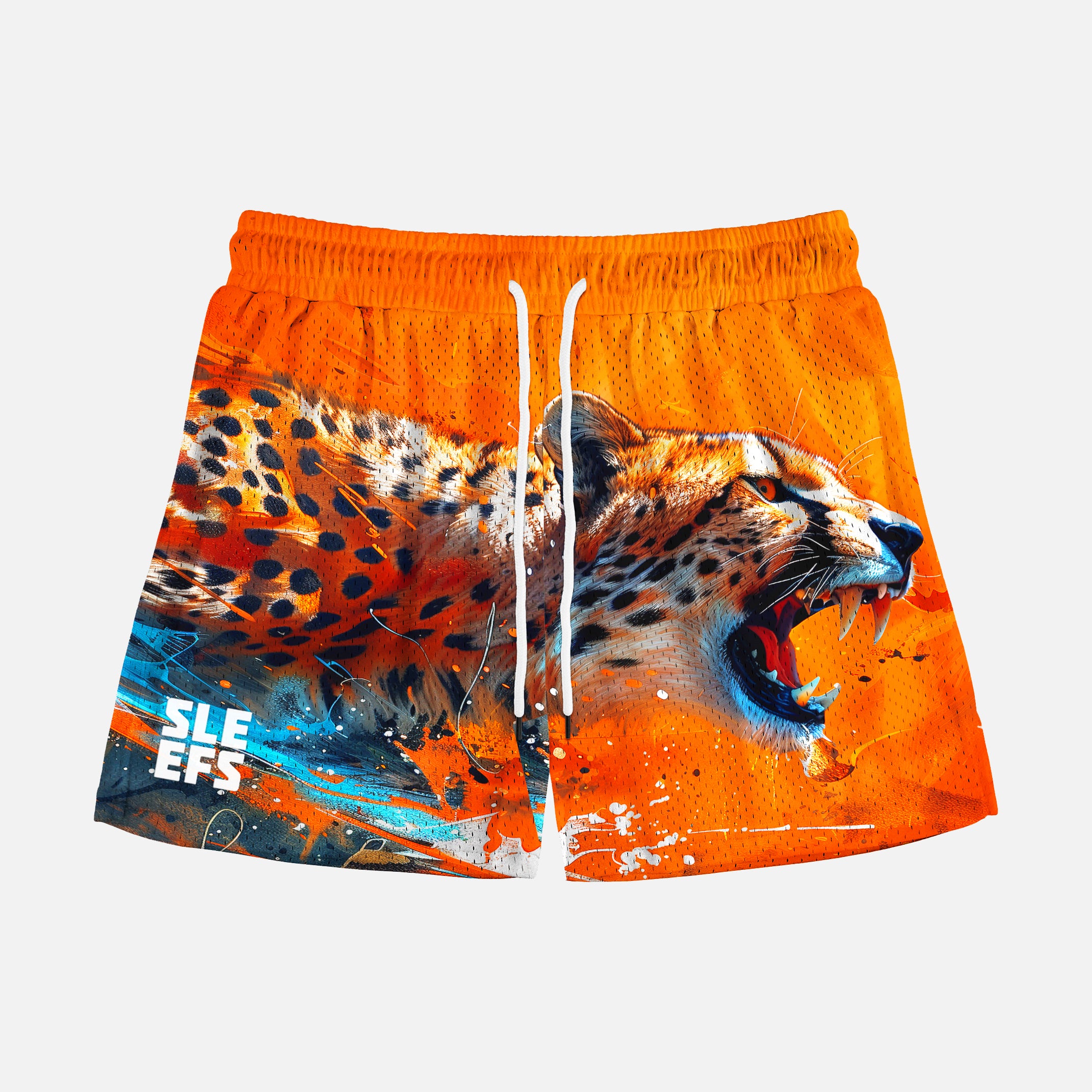 Cheetah Orange Rush Shorts - 5" – SLEEFS