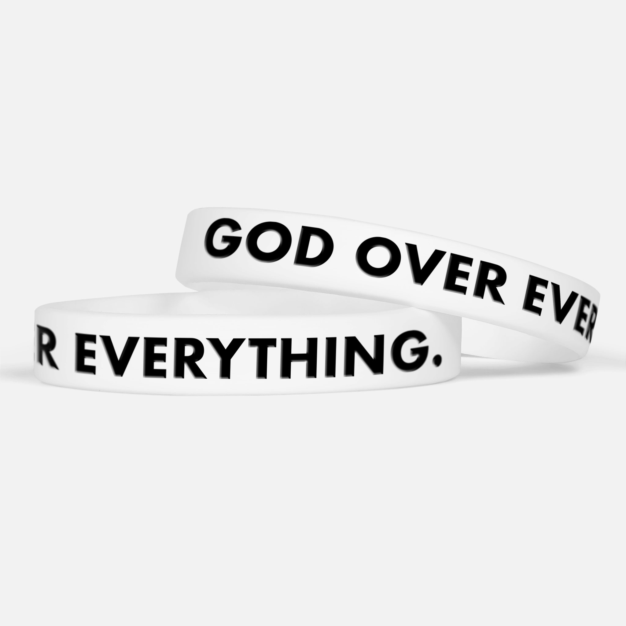 God Over Everything Motivational Wristband – SLEEFS