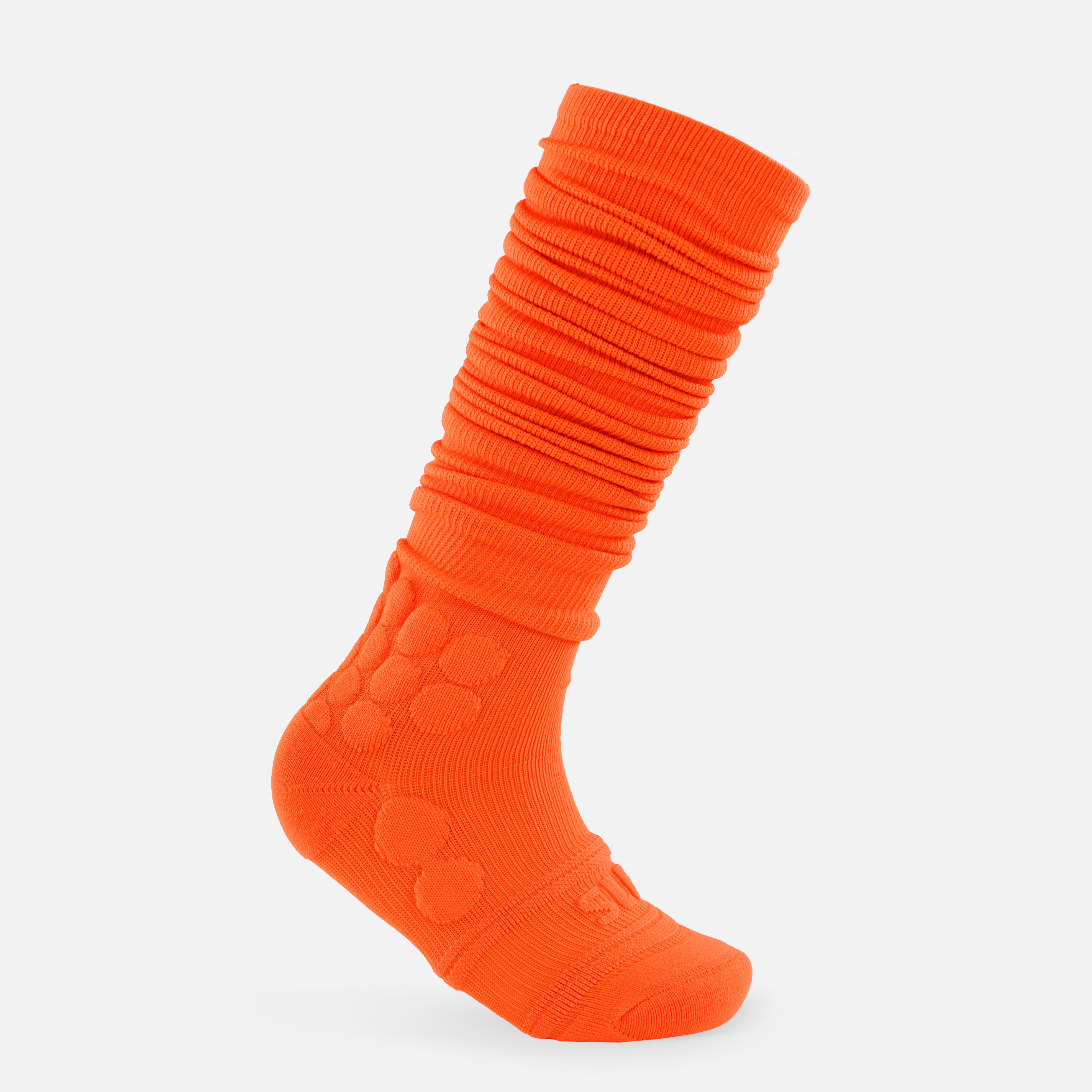 Hue Orange Football Padded Long Kids Socks – SLEEFS
