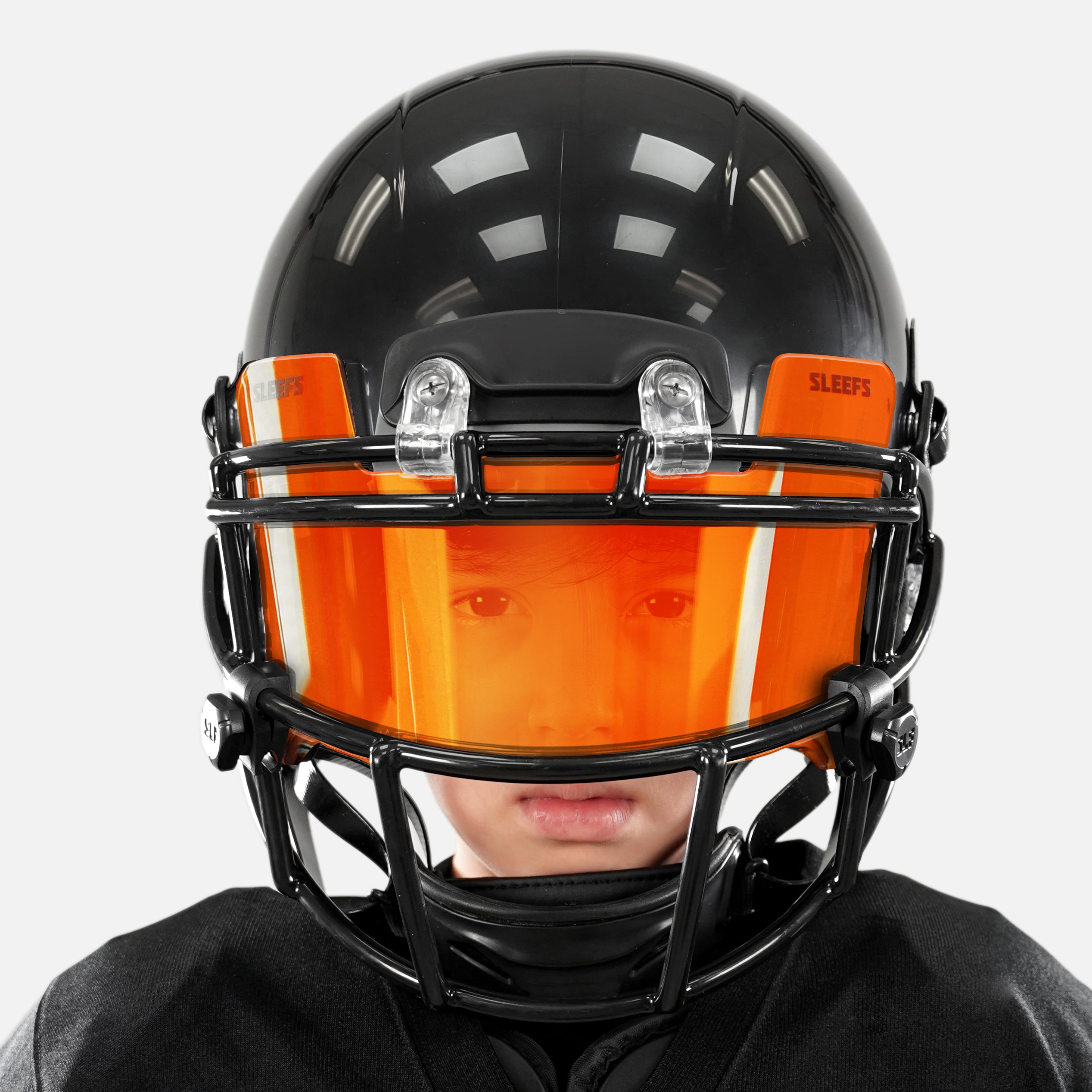 Hue Orange Helmet Eye-Shield Visor for Kids – SLEEFS