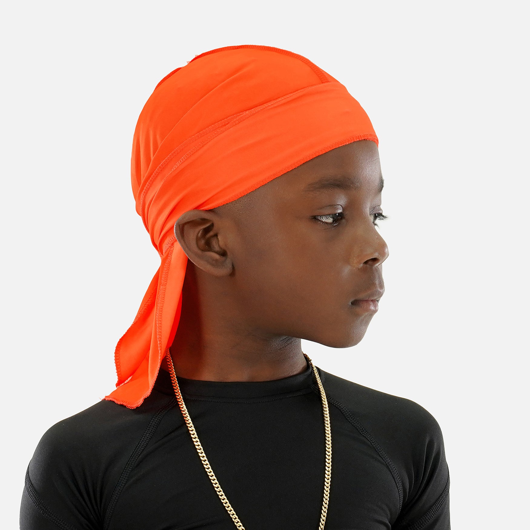Hue Orange Kids Sports Durag – SLEEFS