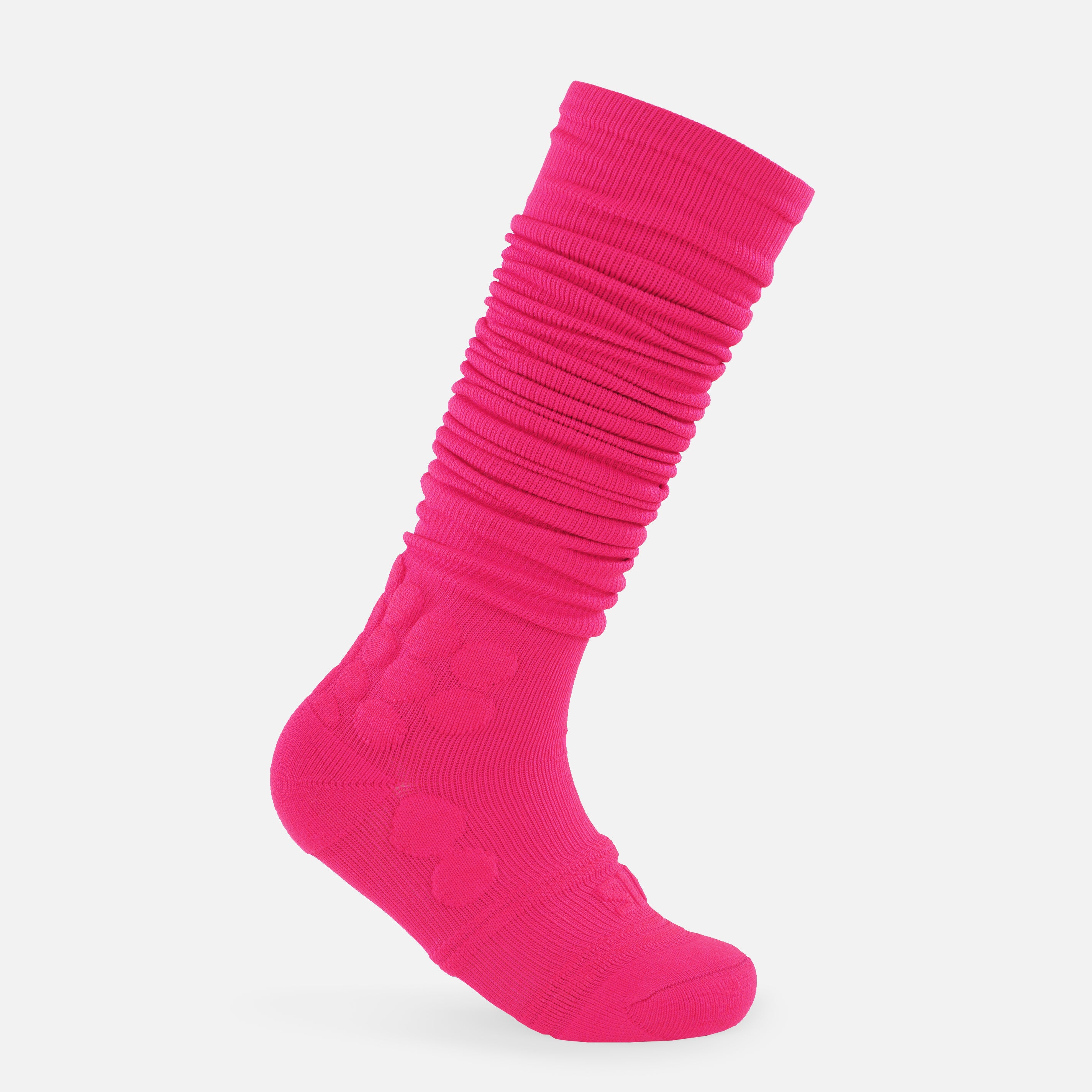Hue Pink Football Padded Long Kids Socks – SLEEFS