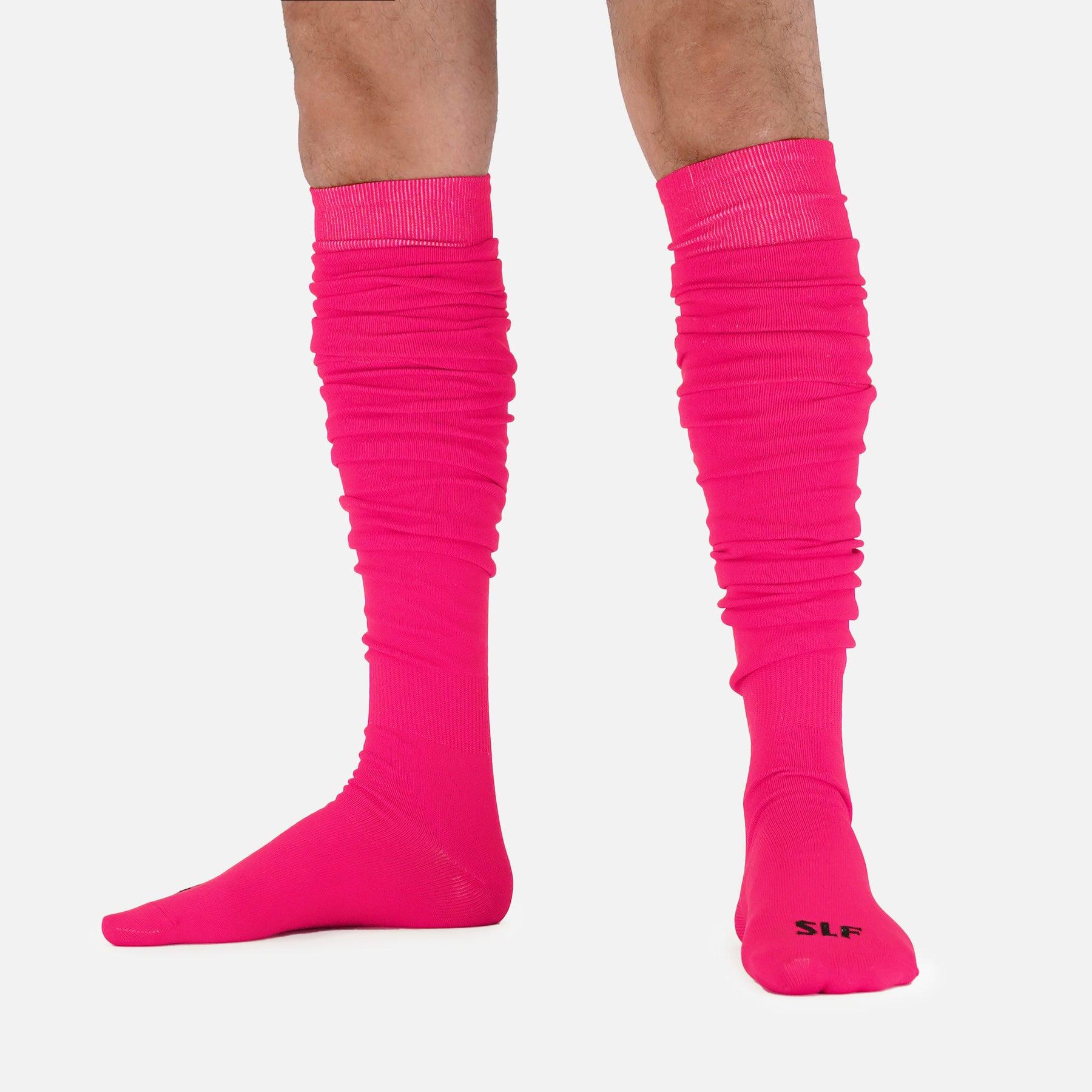 Hue Pink Long Scrunchie Socks – SLEEFS