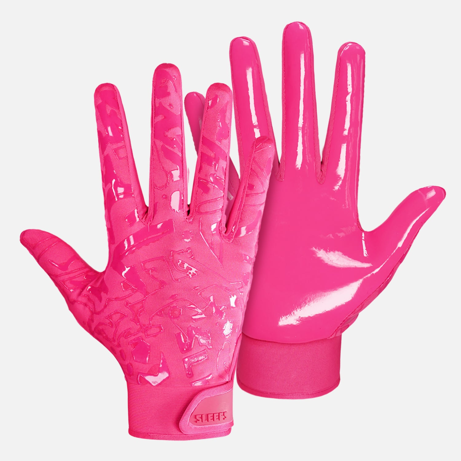 Hue Pink Sticky Football Receiver Gloves for Women – SLEEFS