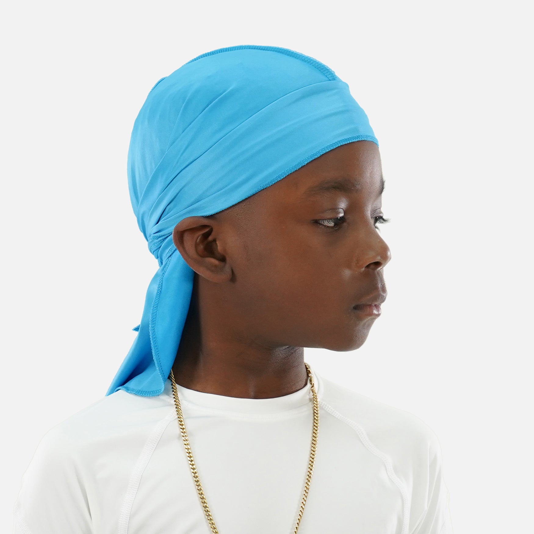 Hue Sky Blue Kids Sports Durag – SLEEFS
