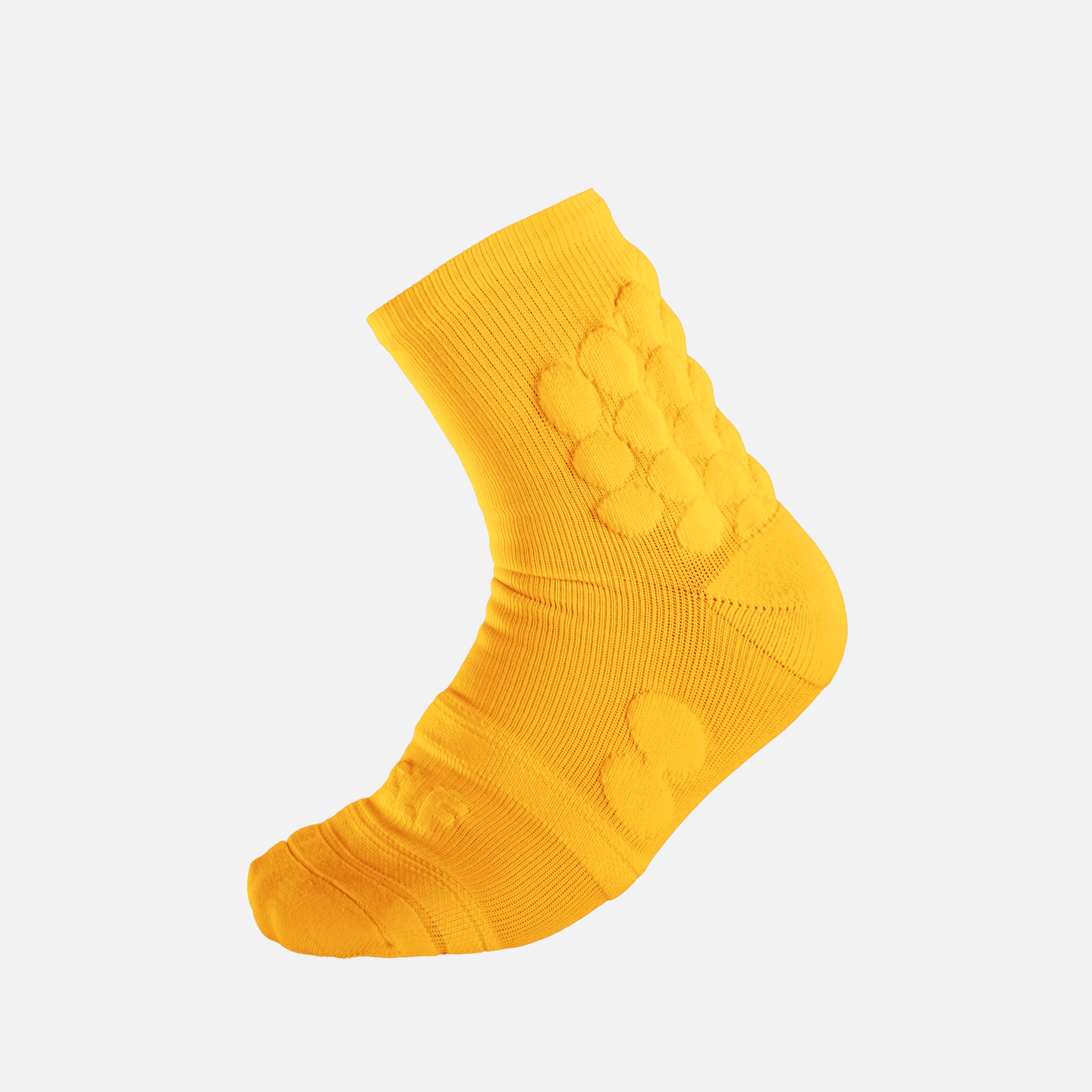 Hue Yellow Gold Football Padded Short Kids Socks – SLEEFS