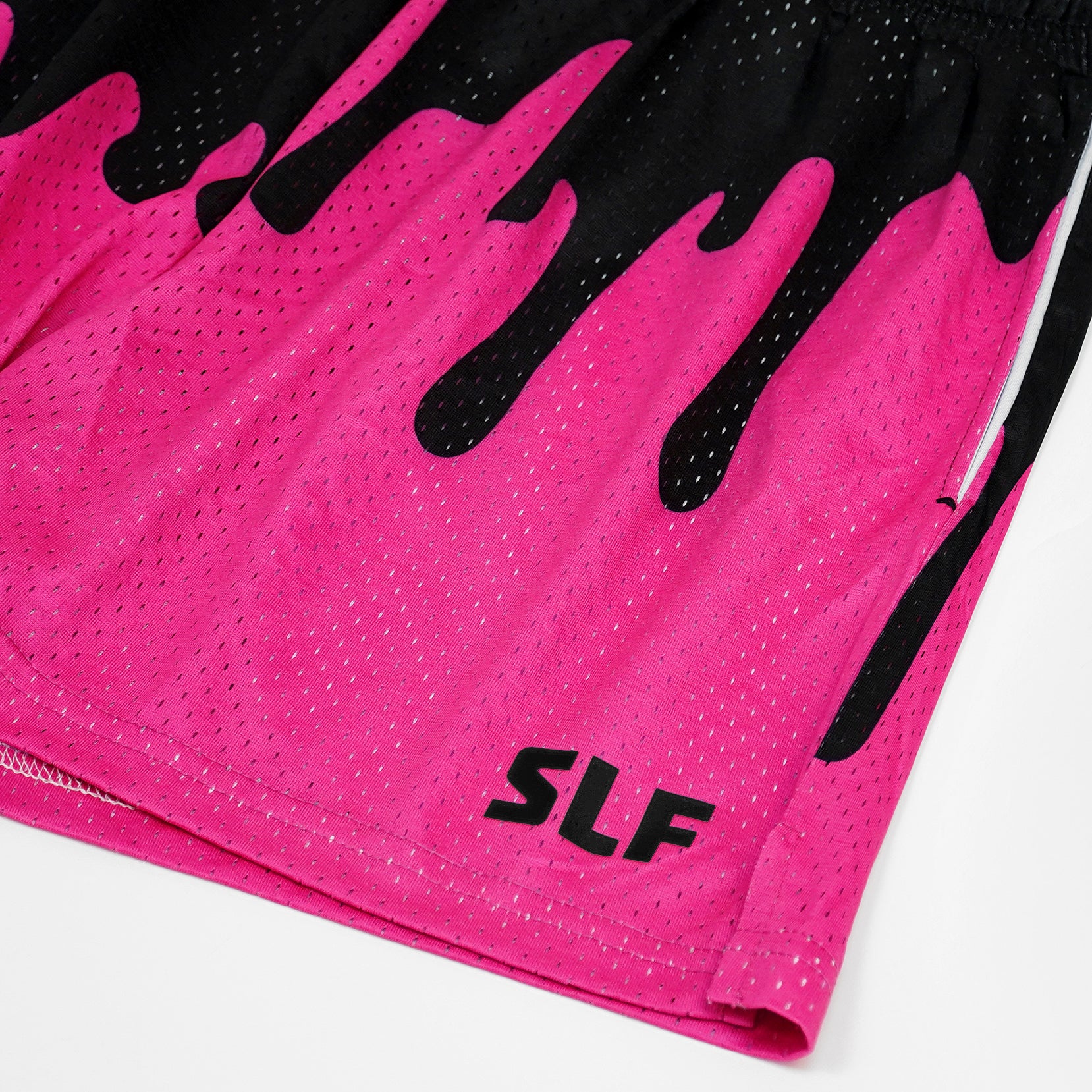 Neon Drip Black Magenta Kids Shorts - 5" – SLEEFS