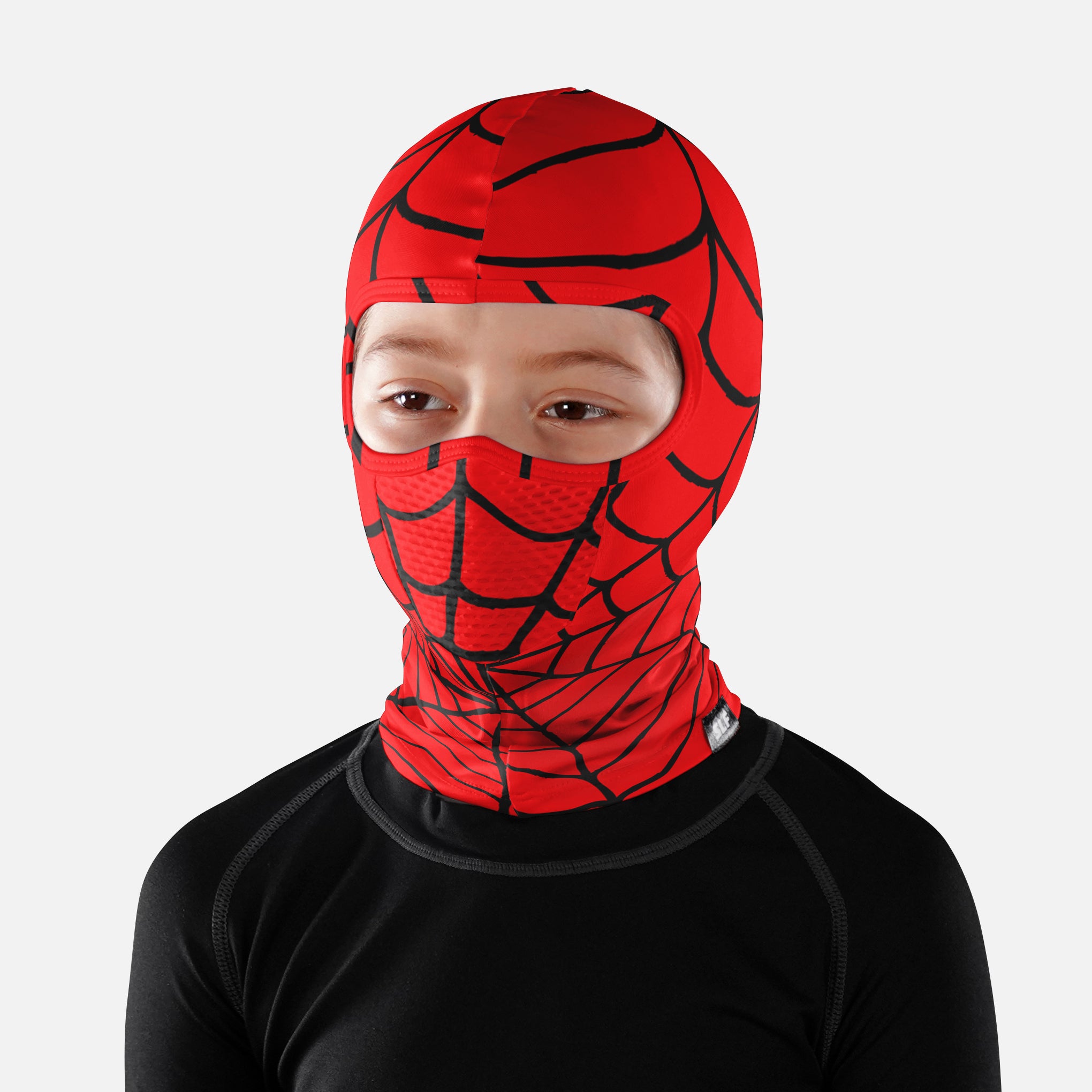 Red Web Pattern Kids Shiesty Mask – SLEEFS