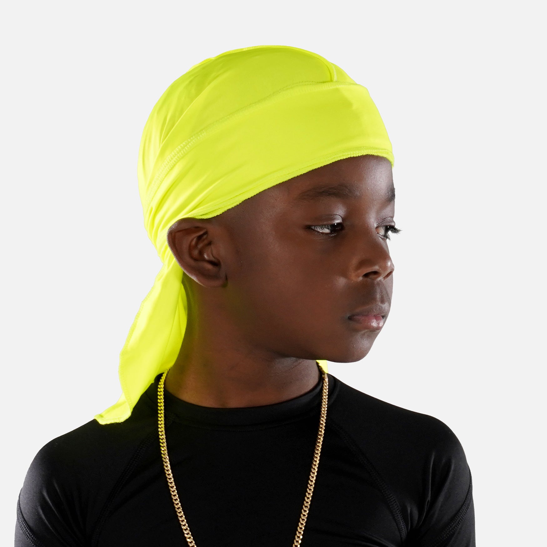 Safety Yellow Kids Sports Durag – SLEEFS