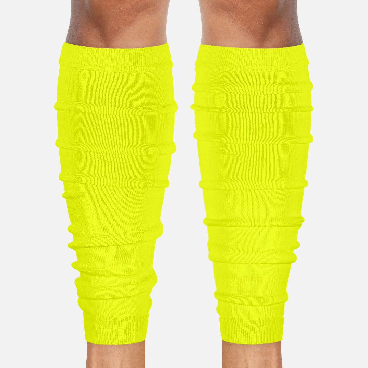Safety Yellow Scrunchie Leg Sleeves – SLEEFS