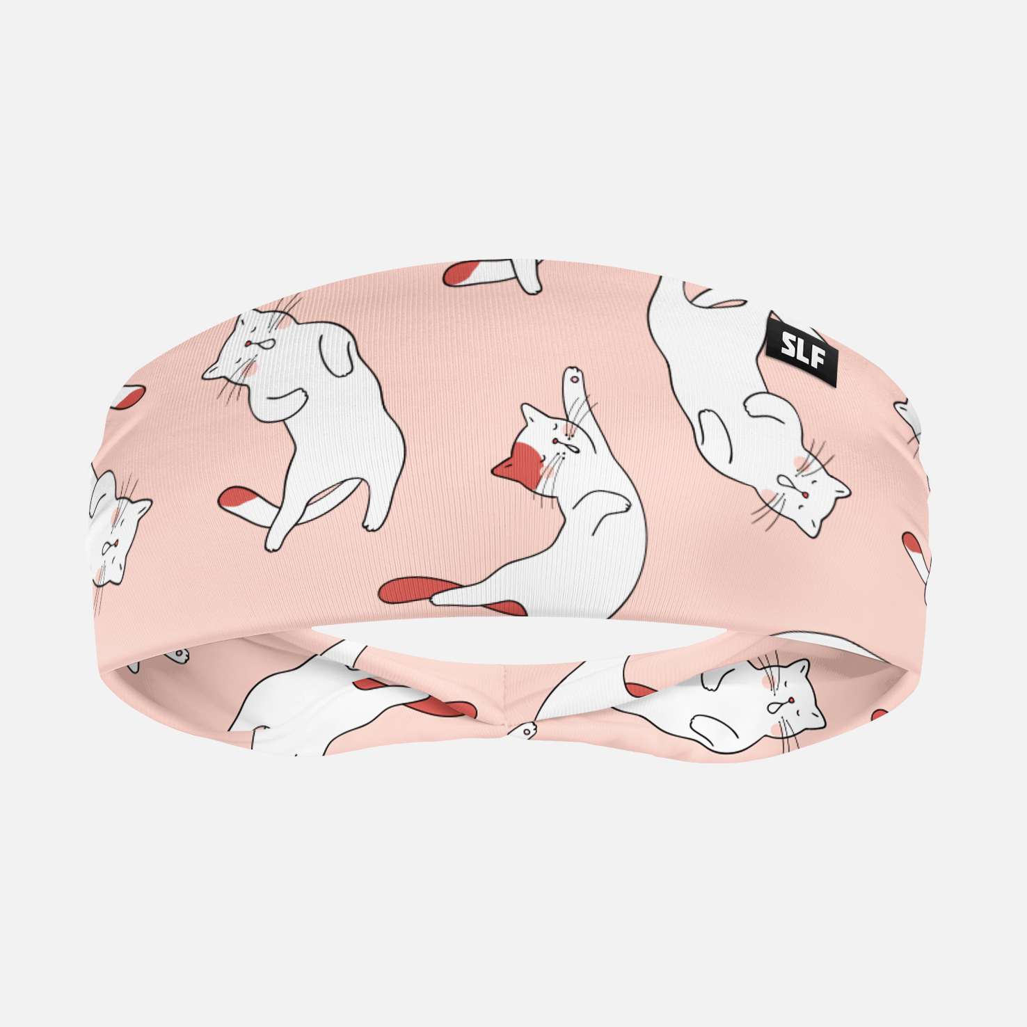 Sleepy Cats Salmon Headband – SLEEFS