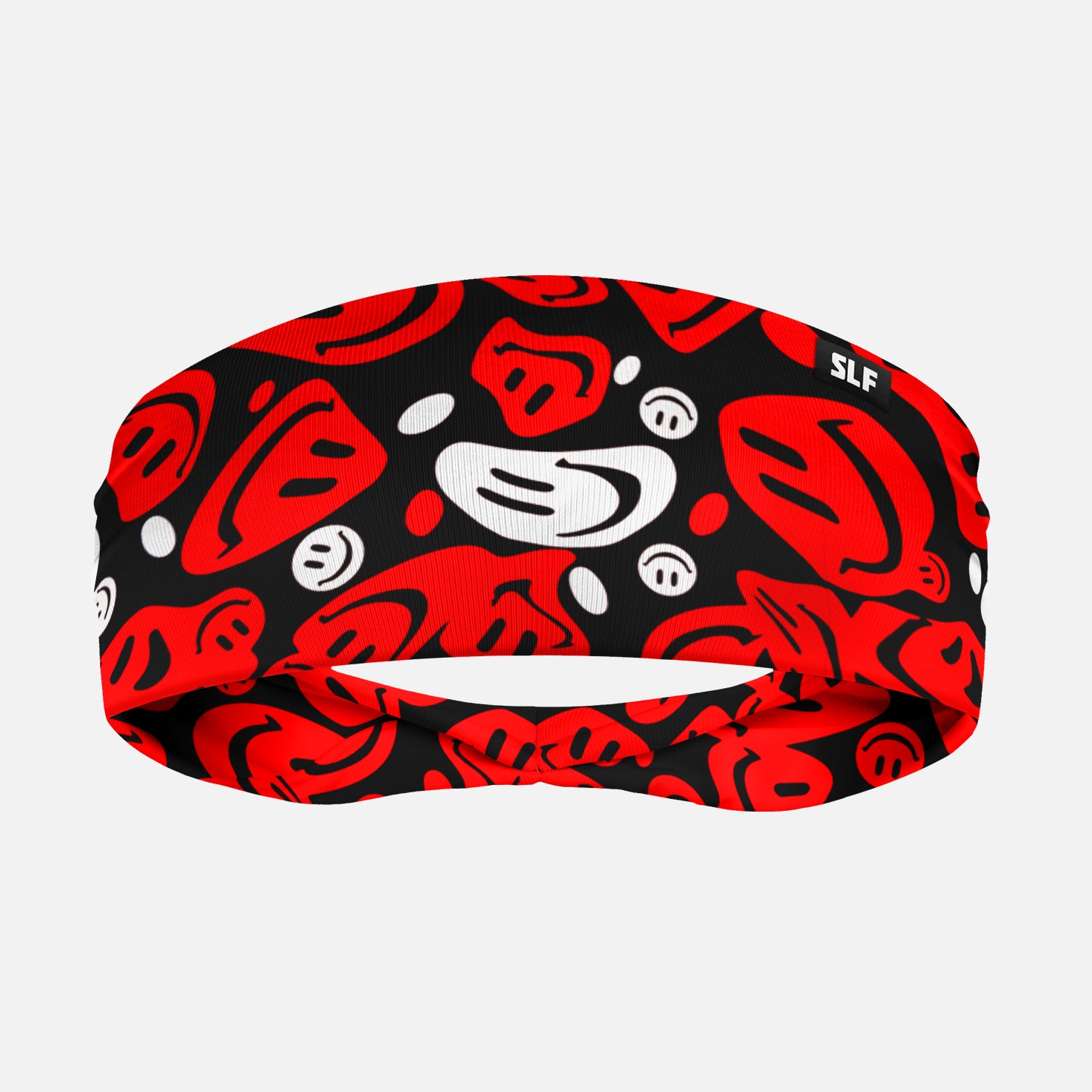 Smiley Faces Red Black Headband – SLEEFS