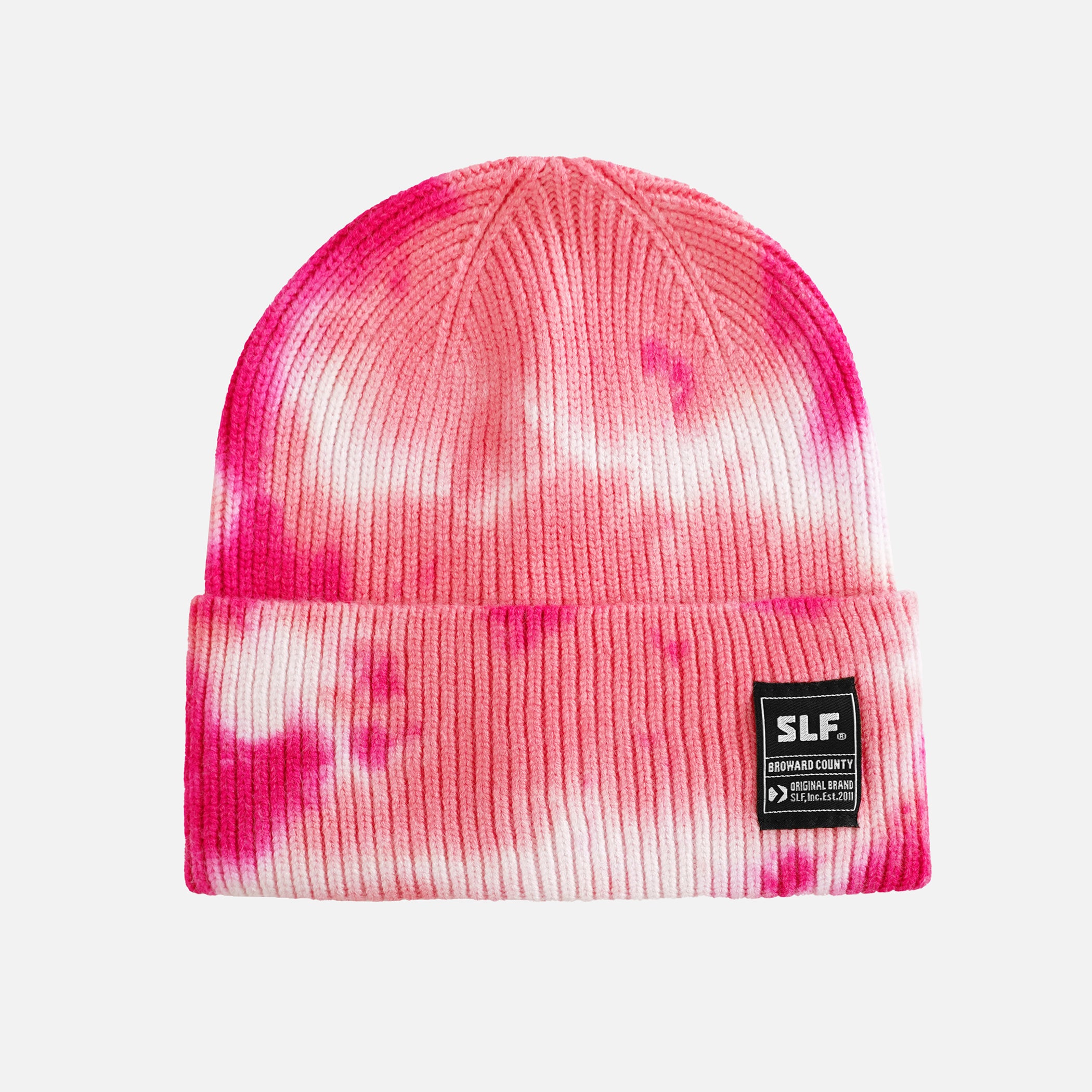 Tie Dye Coral Pink Knit Beanie – SLEEFS