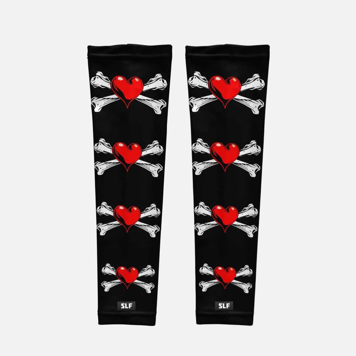 Heart Crossbones UV Arm Sleeves (pair) – SLEEFS