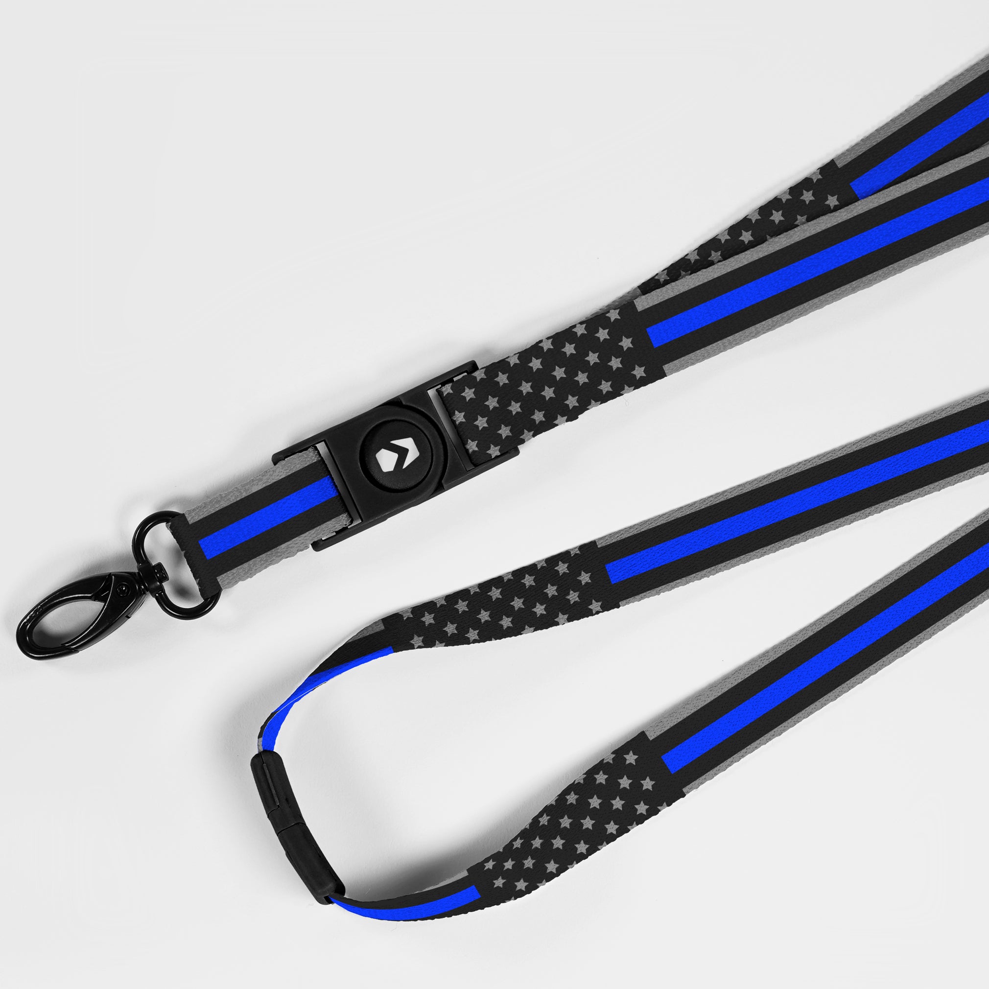 Tactical Thin Blue Line USA Flag Lanyard – SLEEFS