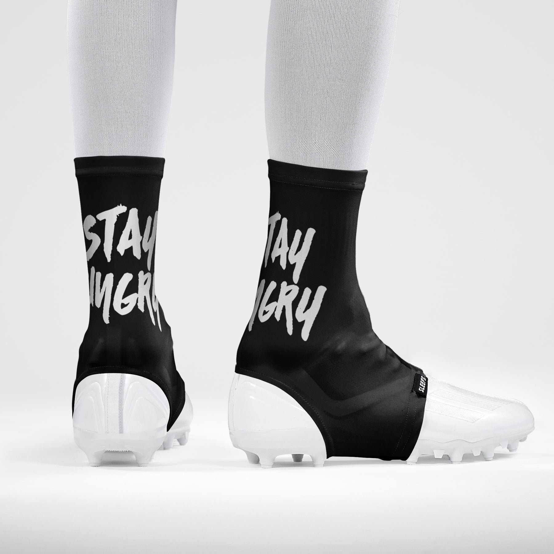 Stay Hungry Black Spats / Cleat Covers – SLEEFS