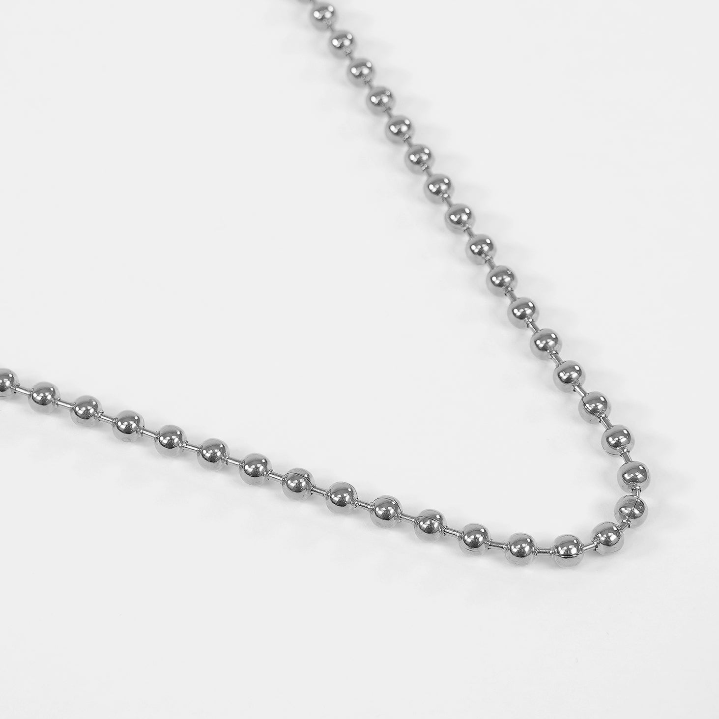 5mm Silver Dog Tag Chain Necklace (29 inches) – SLEEFS
