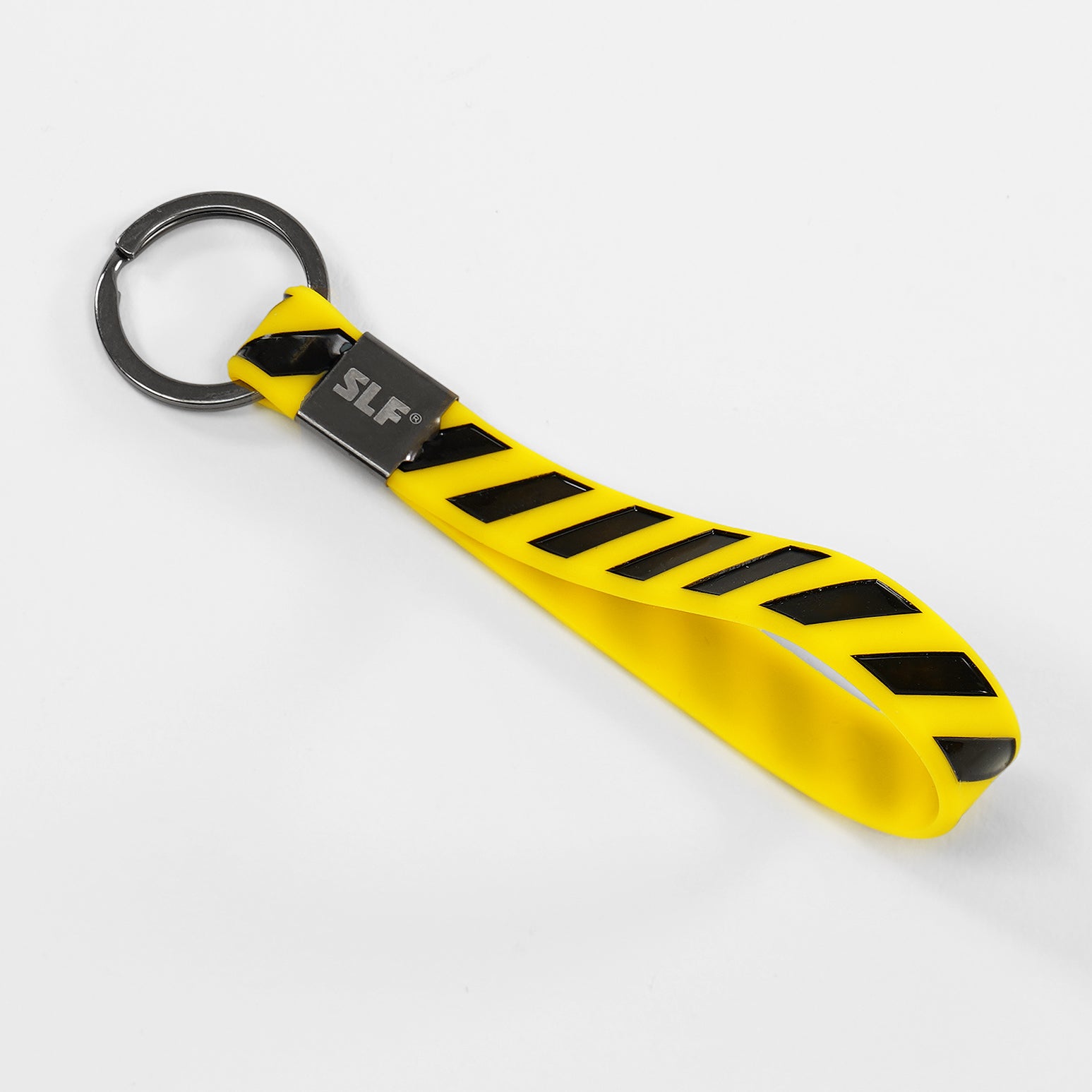 Caution Stripes Silicone Keychain – SLEEFS