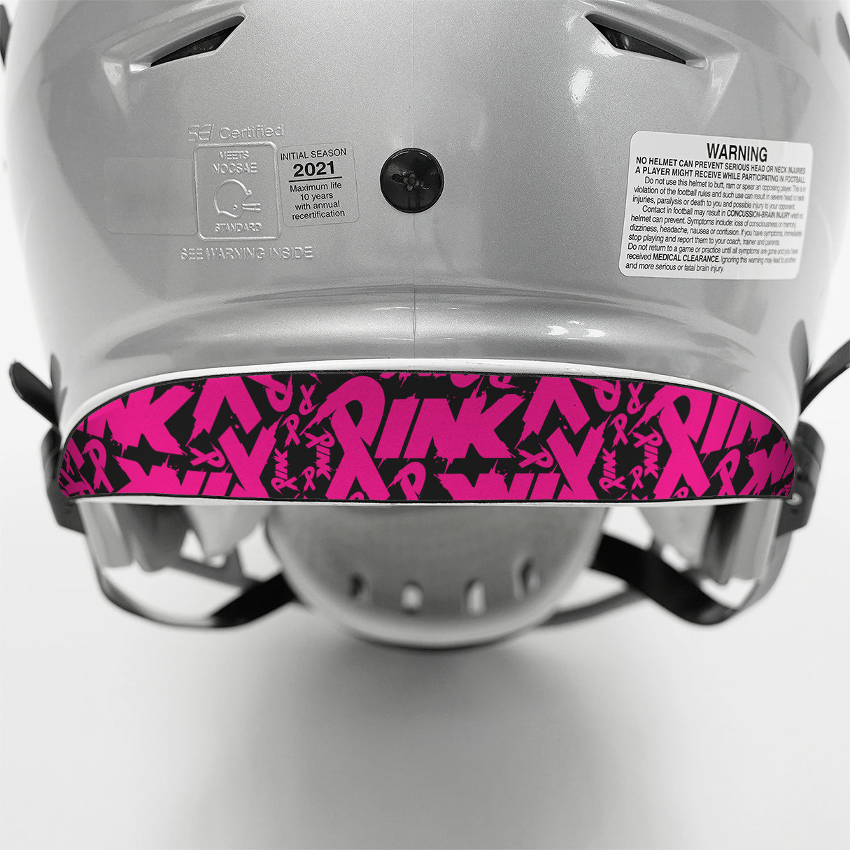 Pink Ribbon Riddell Speedflex Front and Back Bumper Sticker Kit – SLEEFS