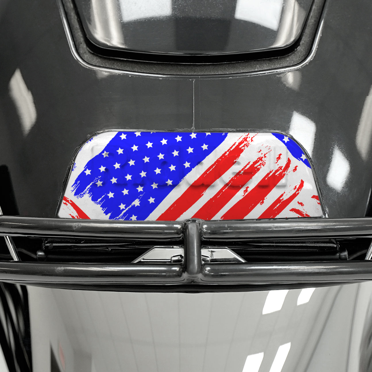 USA Brushed Flag Riddell Speedflex Front and Back Bumper Sticker Kit ...