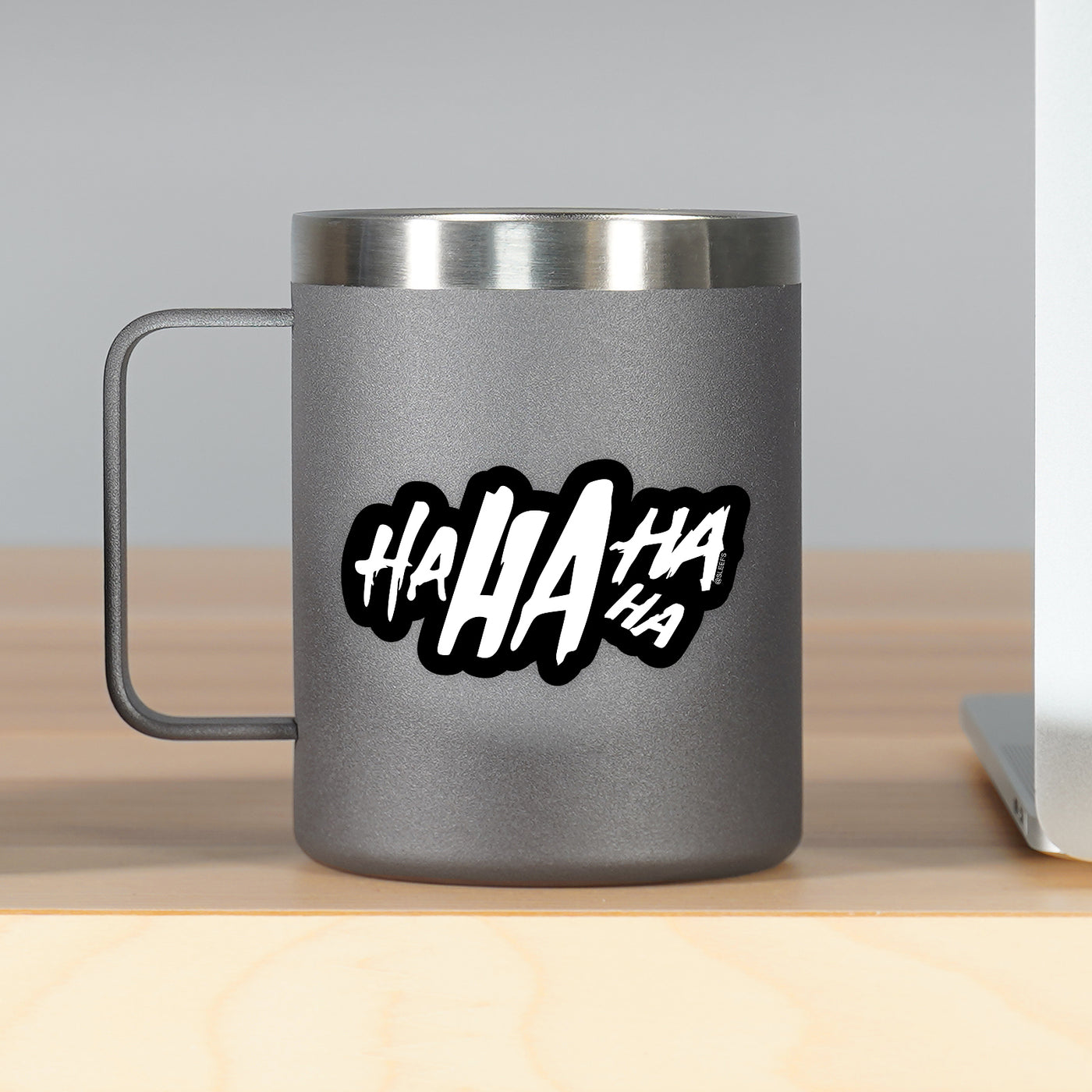 HA HA HA White Sticker – SLEEFS