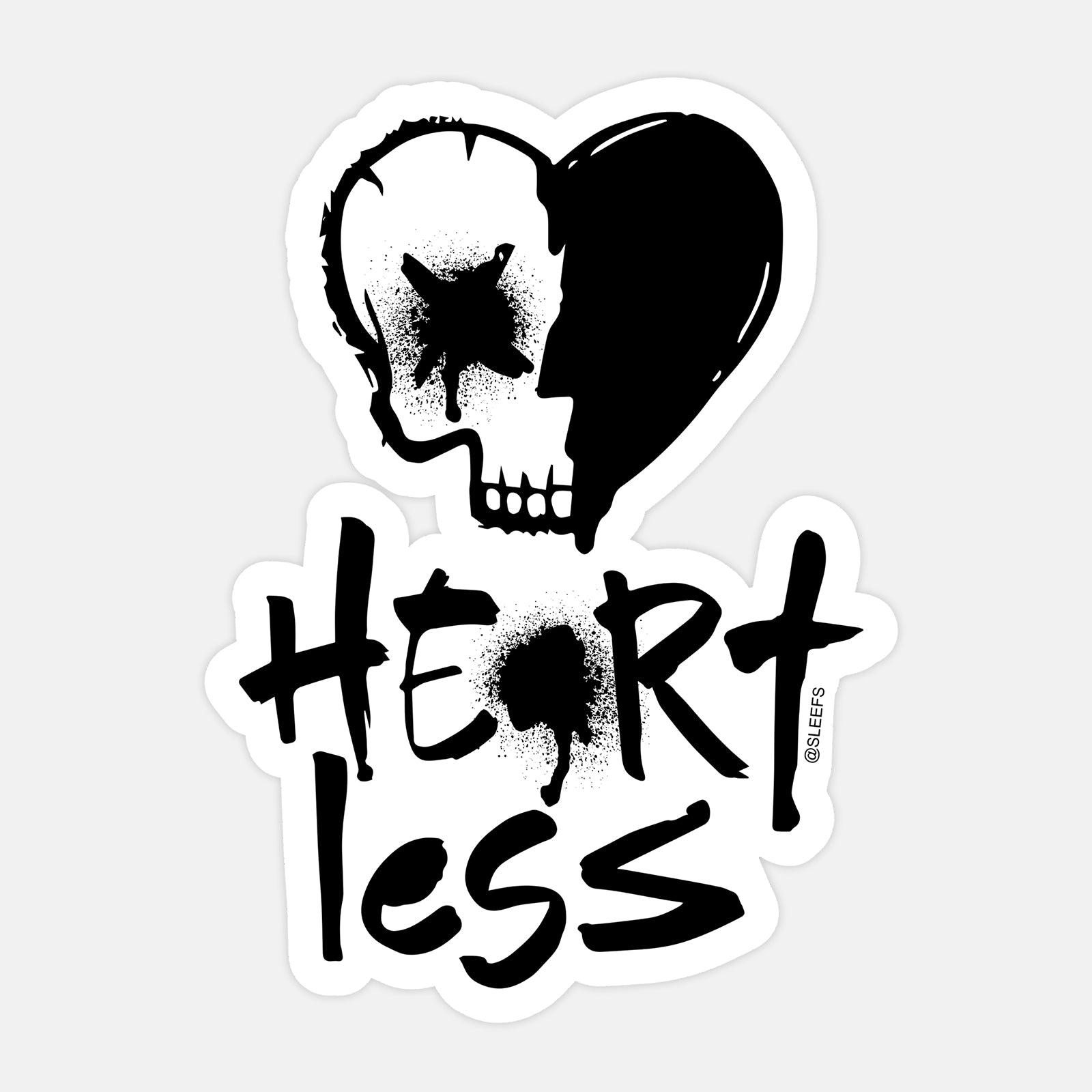 Heartless Sticker – SLEEFS
