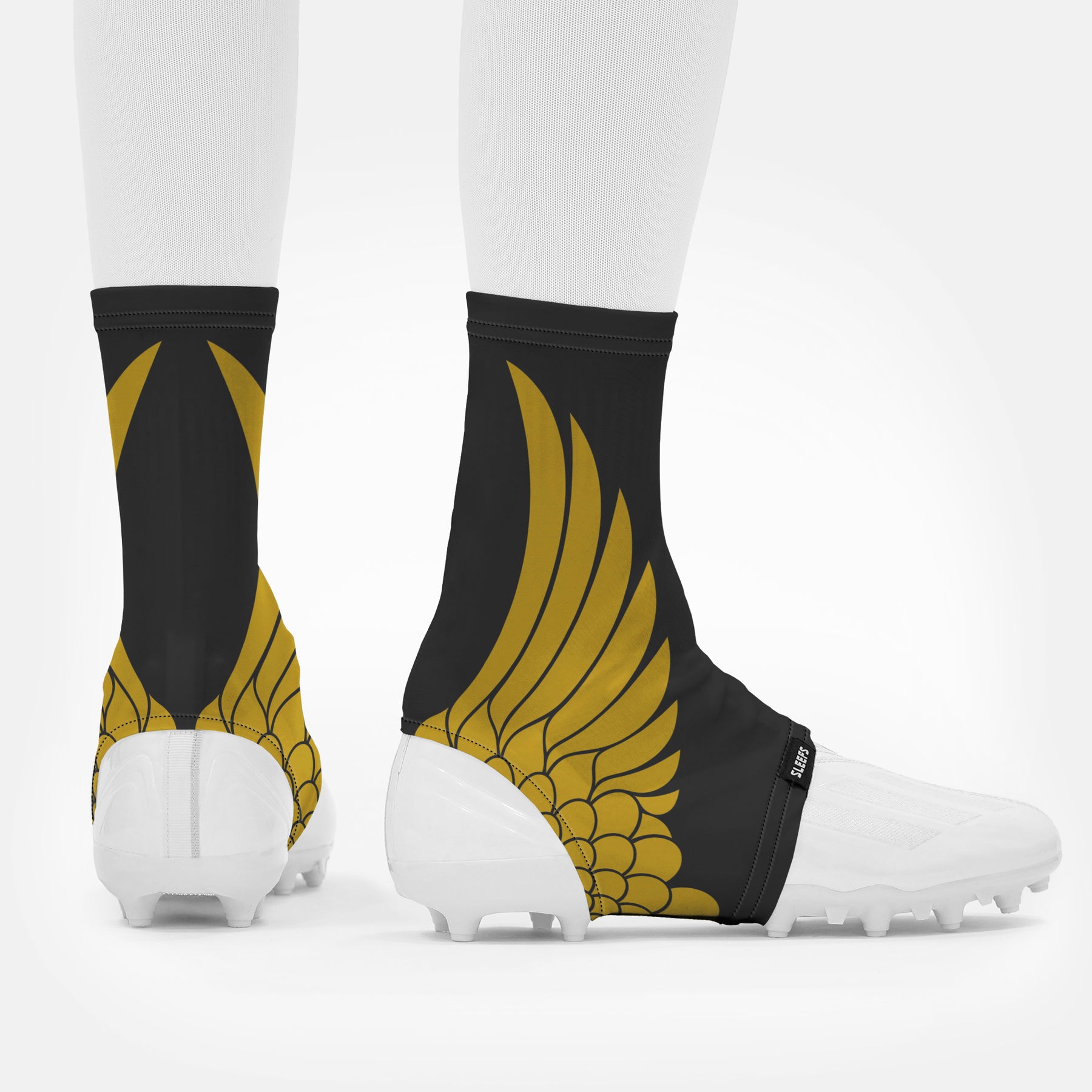 Icarus Black Gold Spats / Cleat Covers – SLEEFS