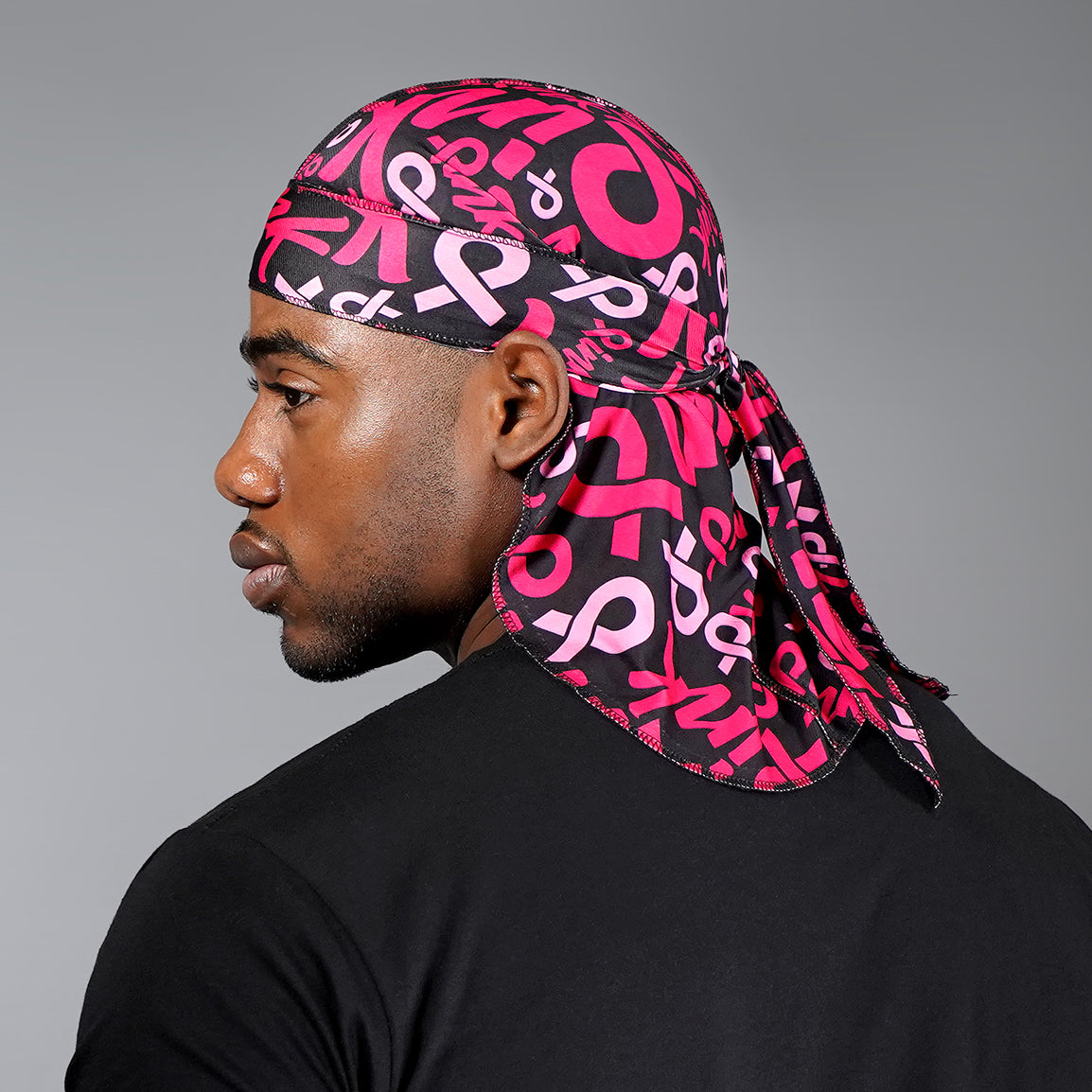 Pink Ribbon Pattern Sports Durag – SLEEFS