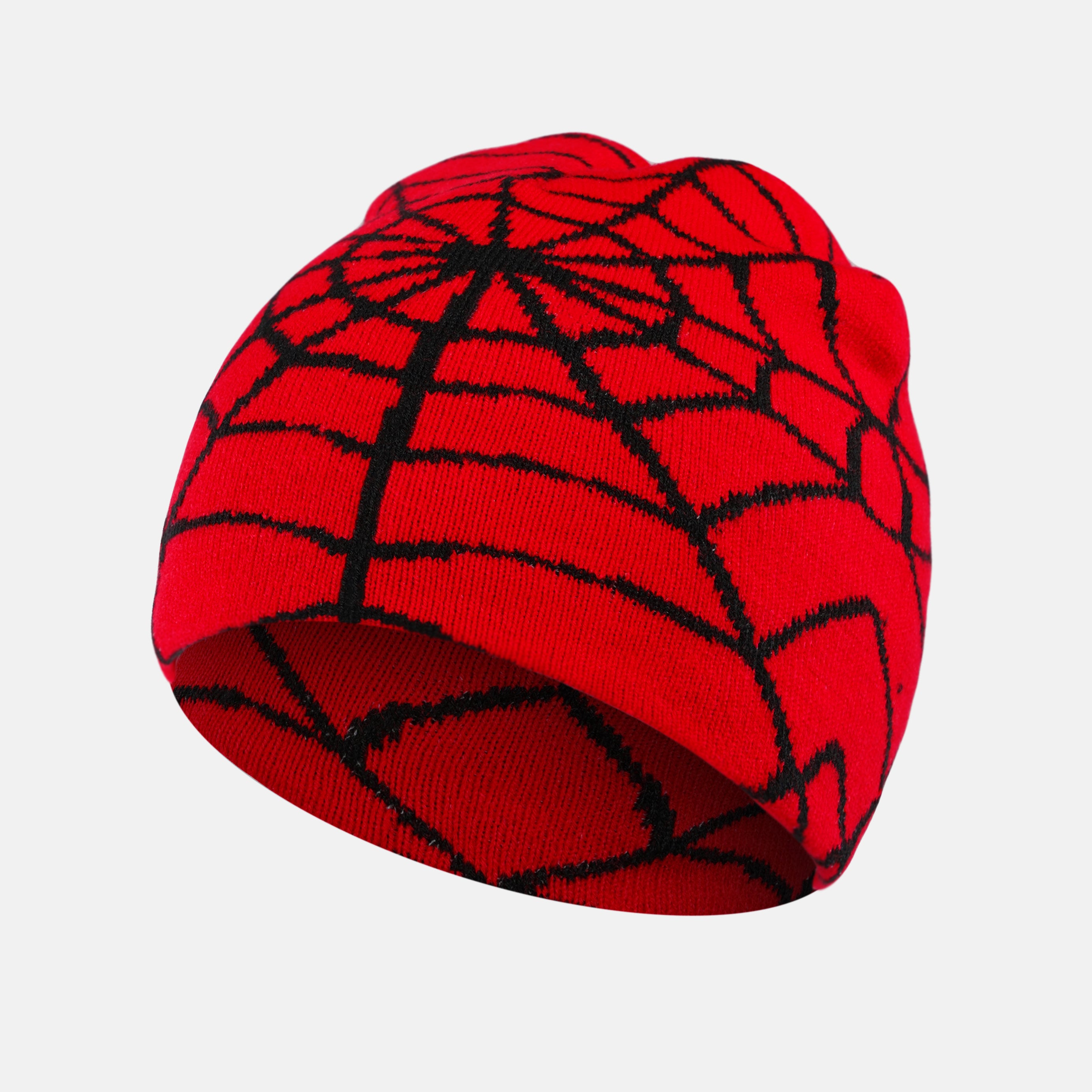 Red Web Beanie – SLEEFS