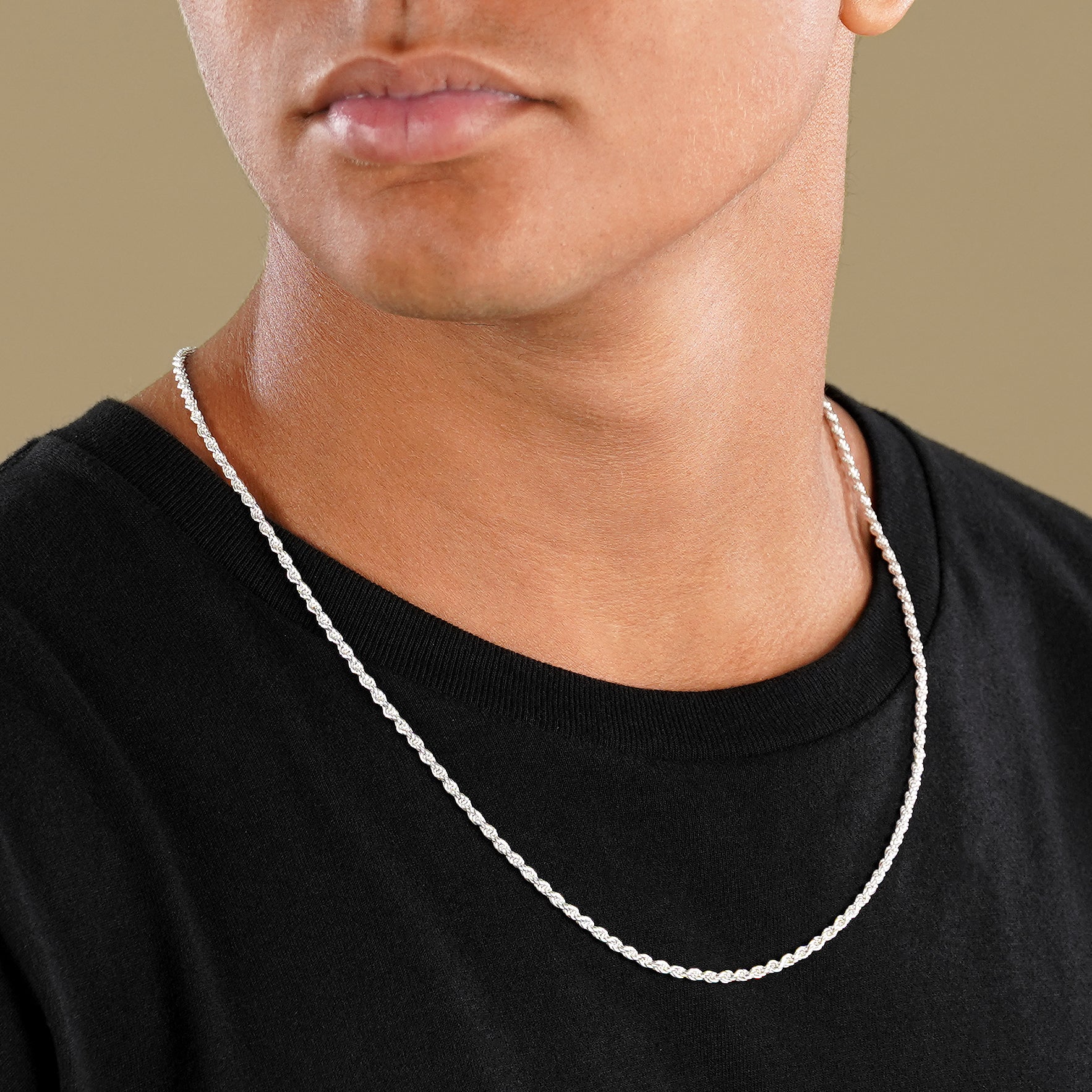 Rope Silver Chain - 2.5mm – SLEEFS