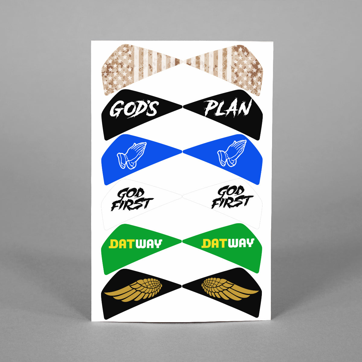 Stickers for Helmet Visor Tabs Collection #4 – SLEEFS